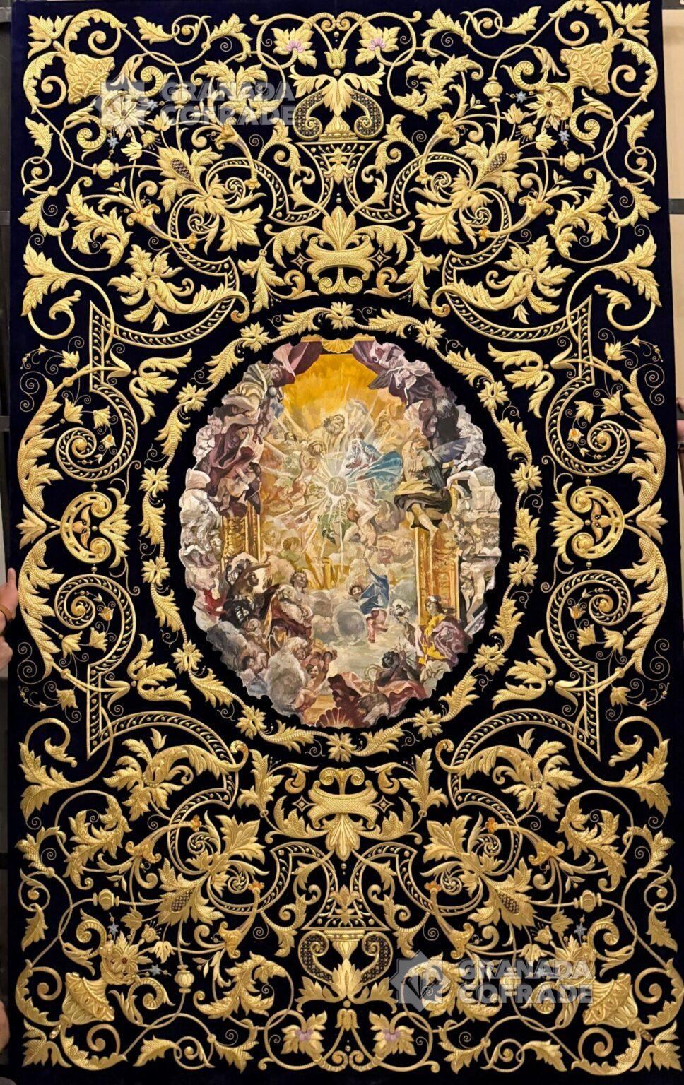 Manuel Obregón es el autor de la pintura del nuevo palio de la Virgen ...